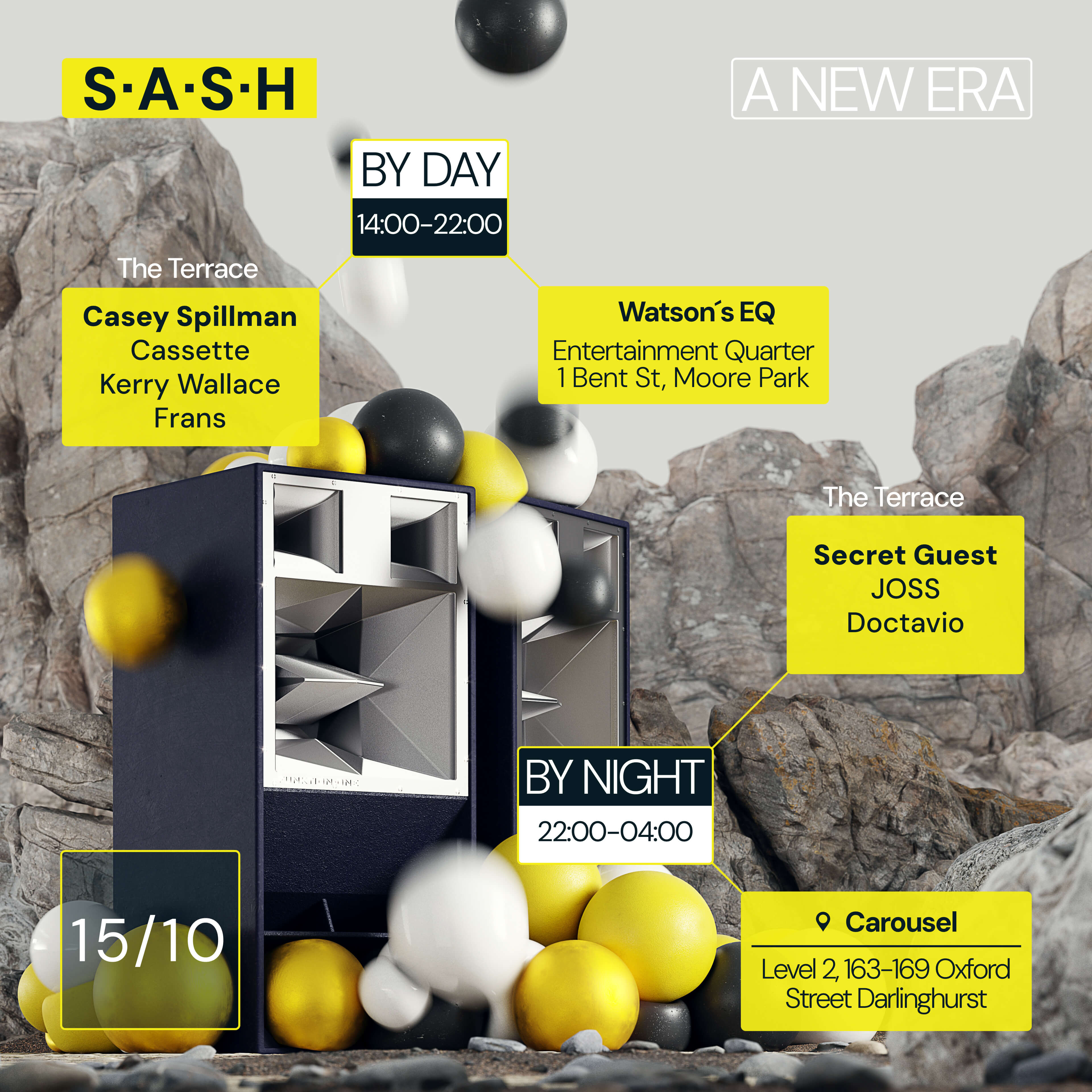 S.A.S.H By Day & Night ★ A New Era ★ Opening Parties ★ Casey Spillman ...