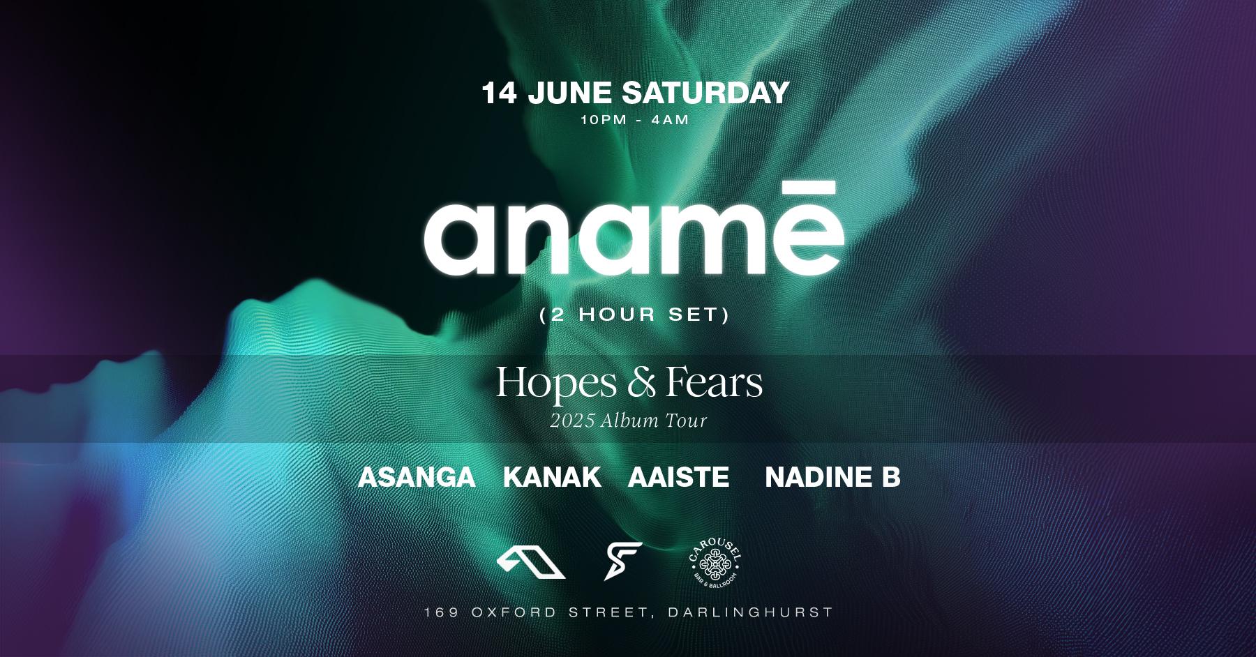 Feelstate Presents | ANAME (Anjunadeep/Sweden) - 2 Hour Set | Carousel