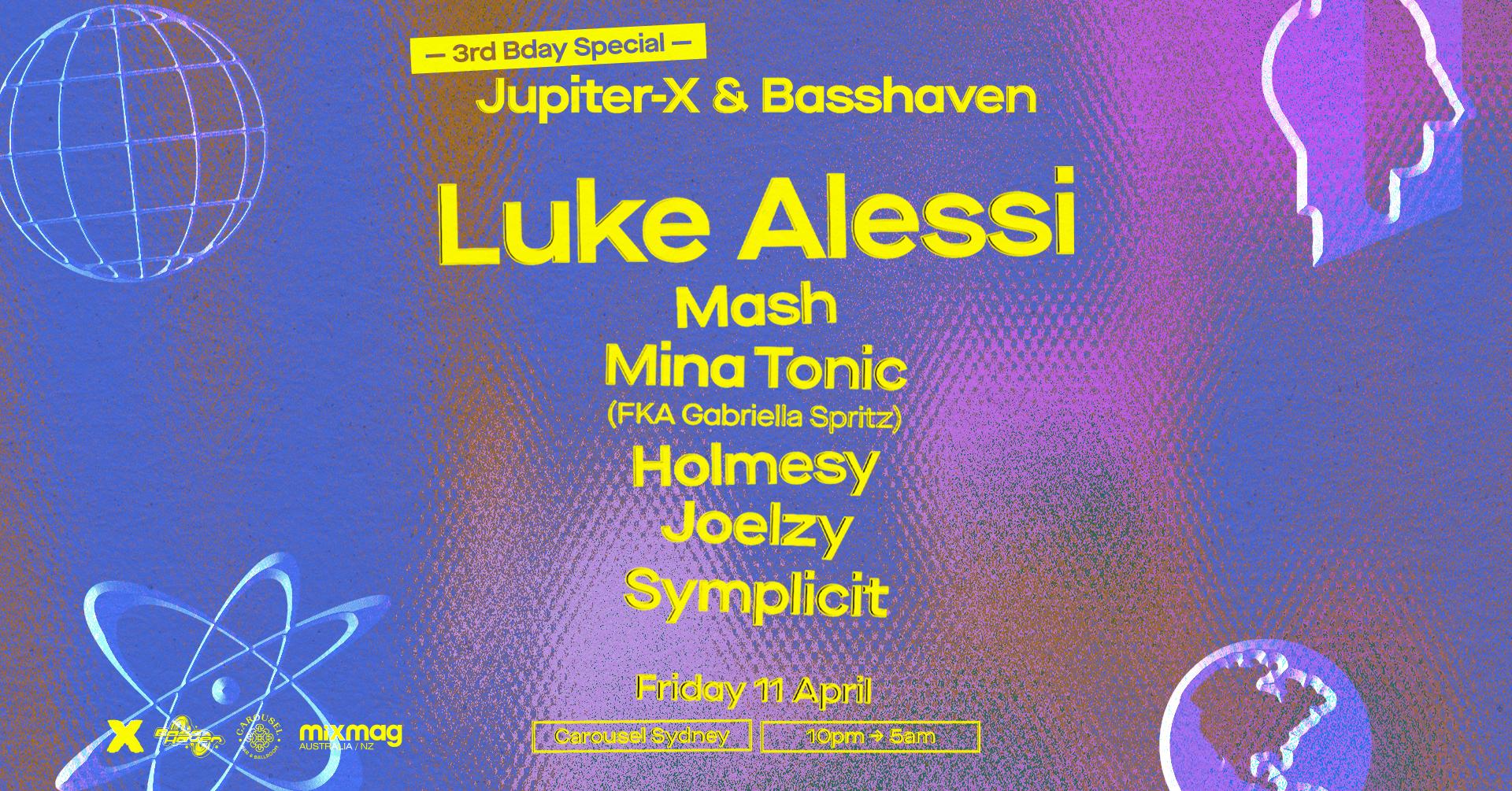 LUKE ALESSI @ CAROUSEL JUPITER-X & BASSHAVEN | Carousel