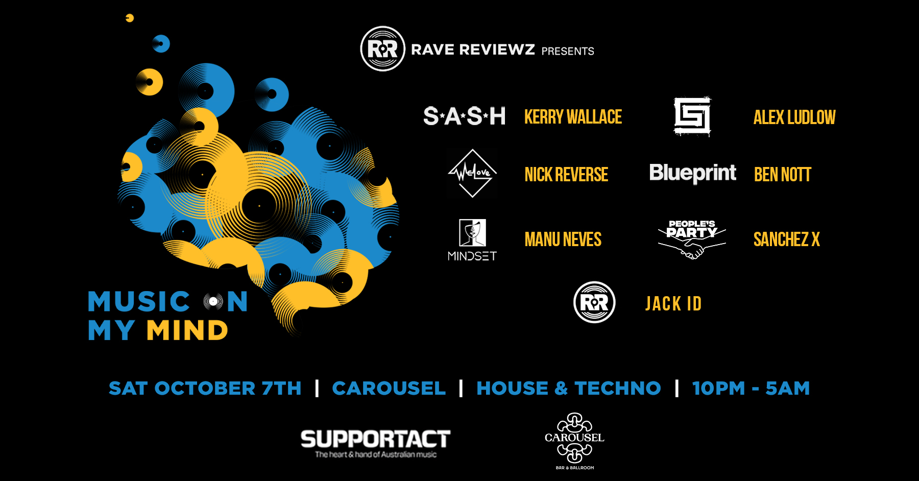 MUSIC ON MY MIND - the rave for mental health is back! | Carousel