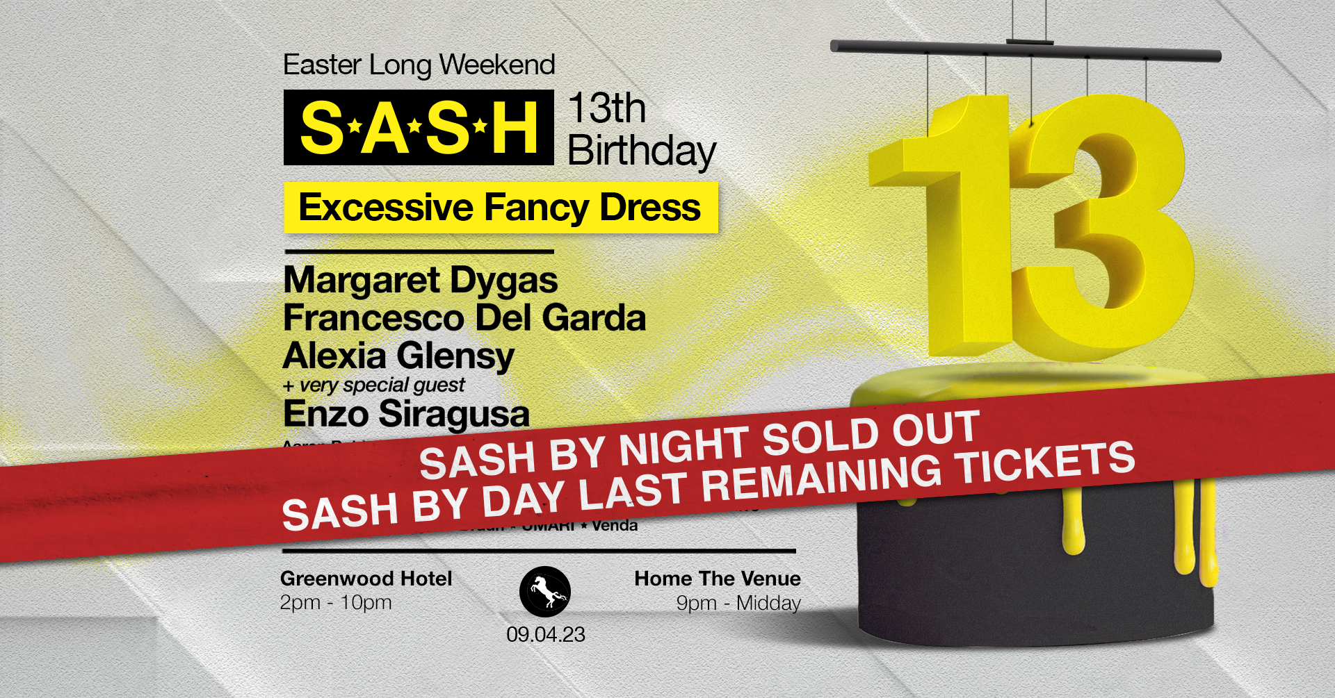 S*A*S*H 13th Birthday ★ Easter Long Weekend ★ Excessive Fancy Dress ...