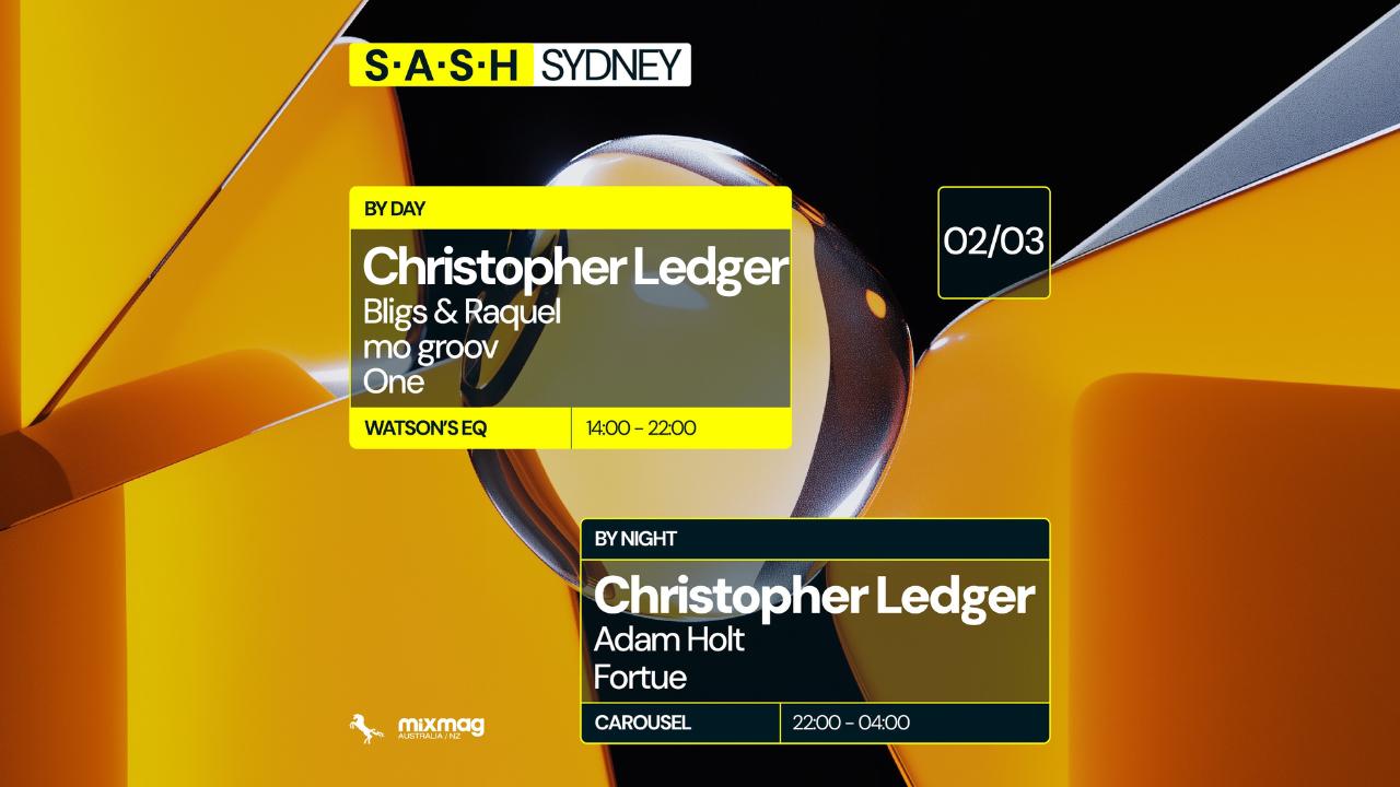 S.A.S.H By Day & Night ★ Christopher Ledger ★ Sunday March 2nd ★ | S.A.S.H