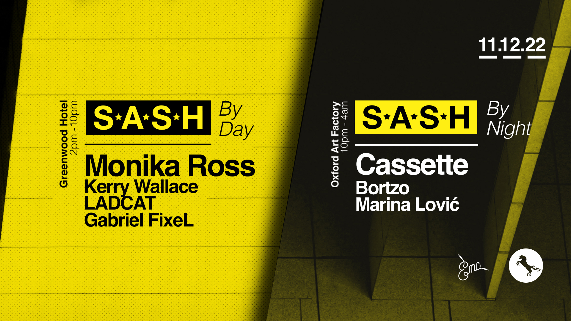 S.A.S.H By Day & Night ★ Monika Ross ★ Cassette ★ | S.A.S.H