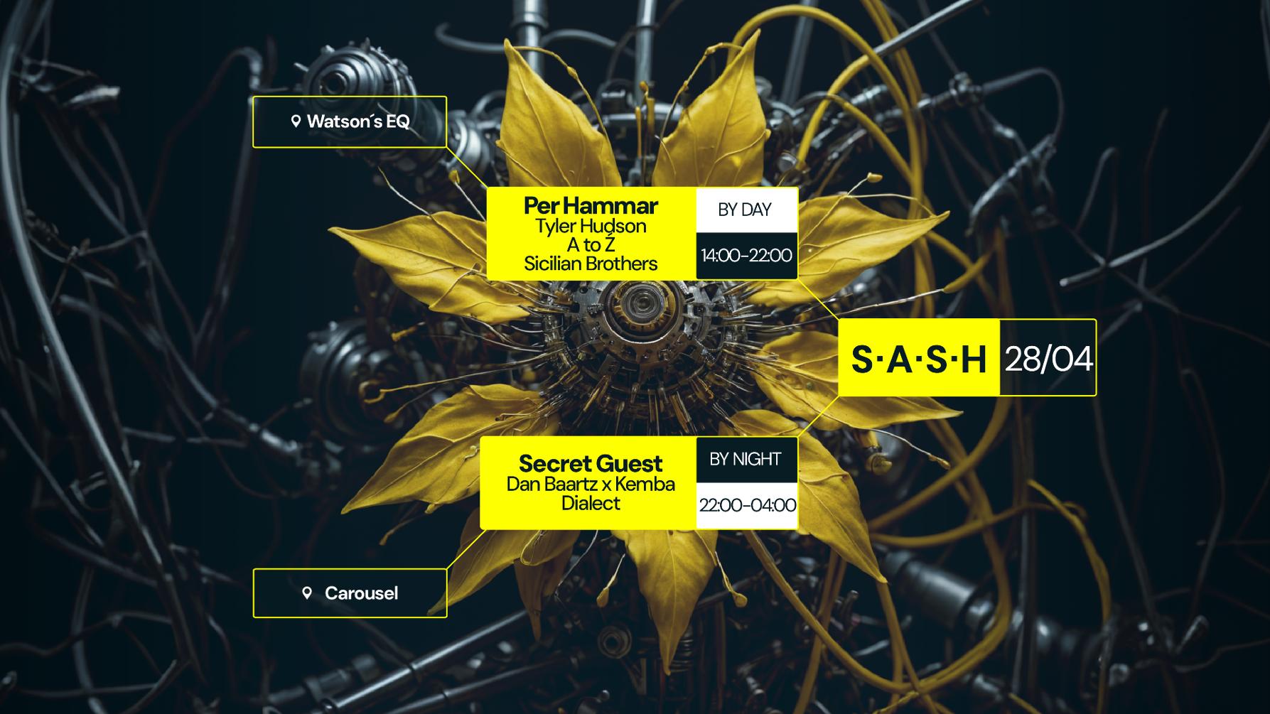 S.A.S.H Night ★ Secret Guest ★ Sunday April 28th ★ | Carousel