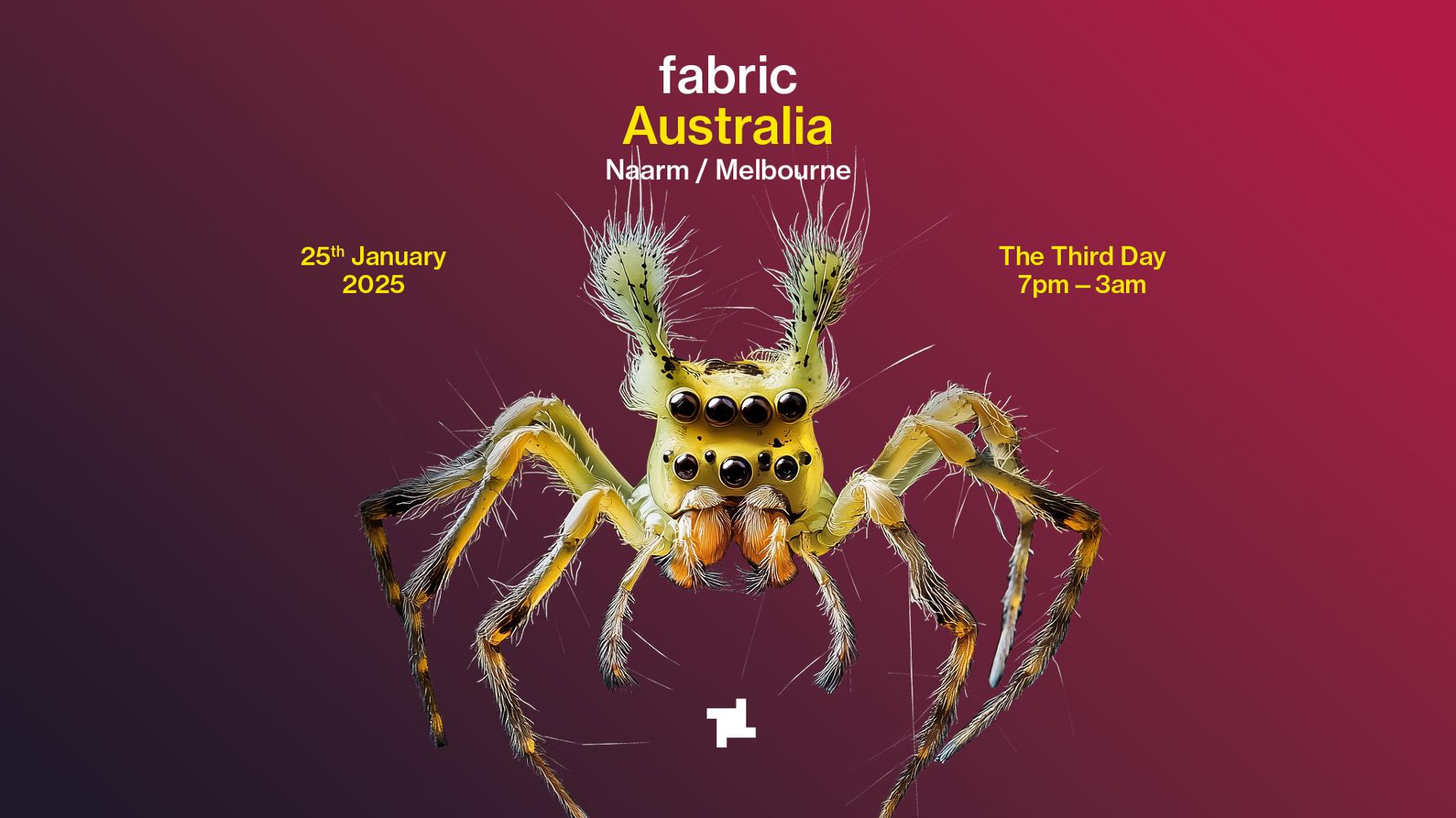 S.A.S.H Melbourne x WAVES pres. fabric ★ Saturday January 25th ★ Raresh ...