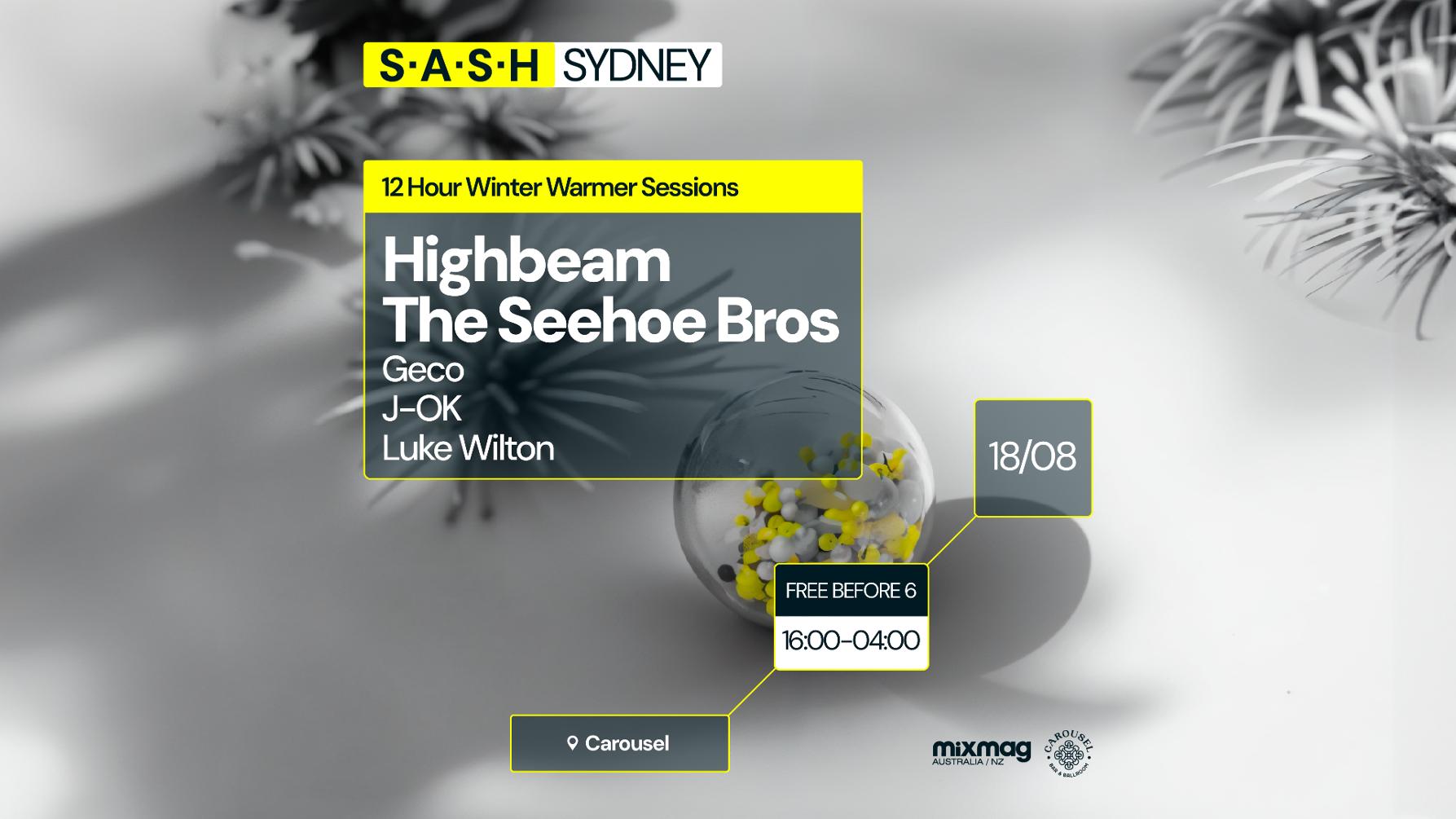 S.A.S.H Sydney ★ Winter Warmer Sessions ★ Highbeam & The Seehoe ...