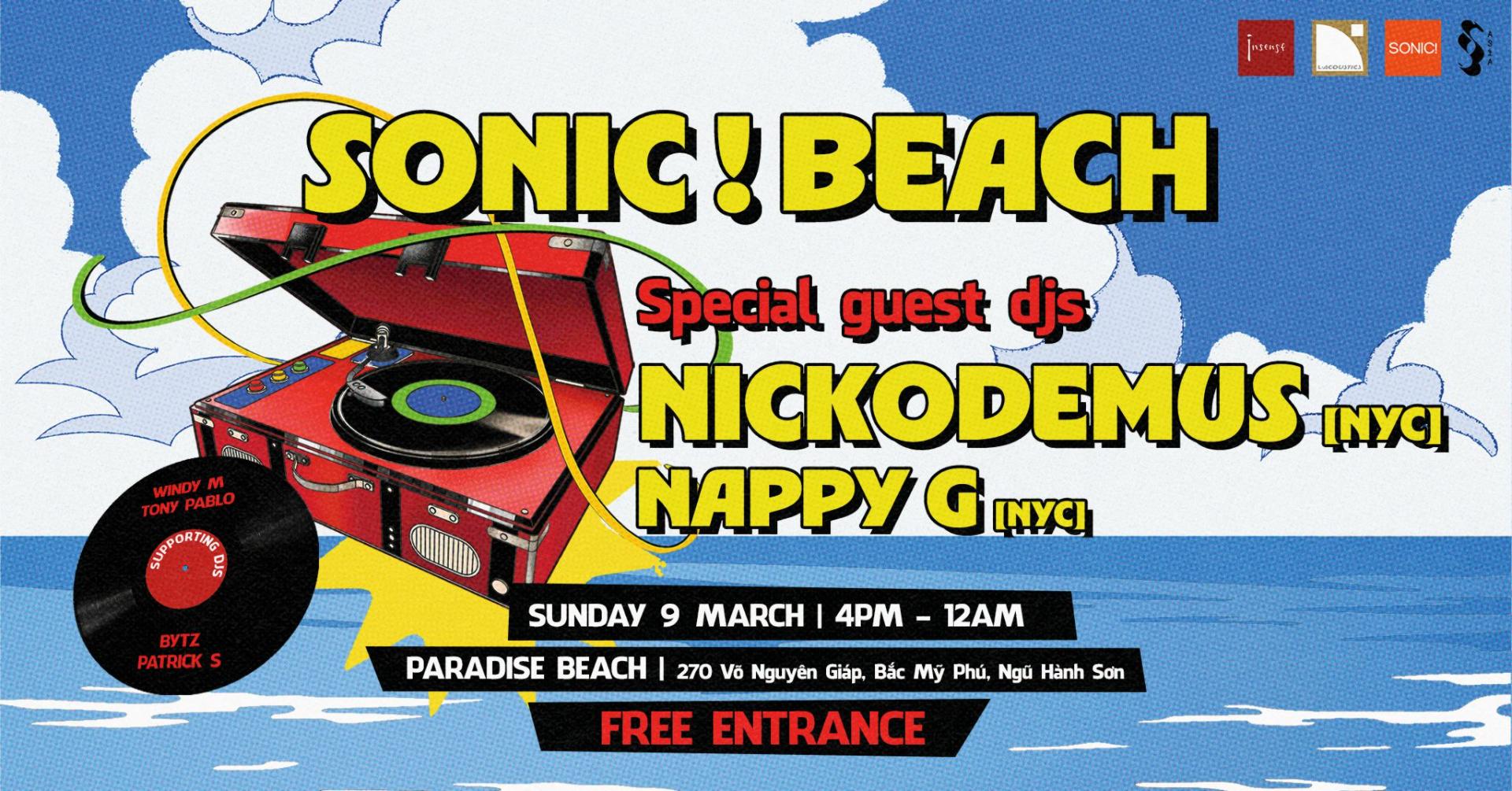Sonic! Beach with Nickodemus and Nappy G - Mixmag Asia